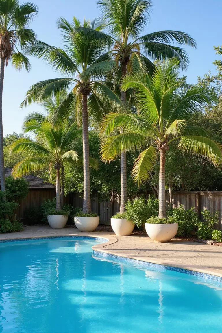 21 Planters Around Pool Ideas