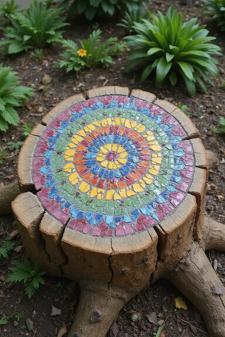 19 Outdoor Tree Stump Ideas
